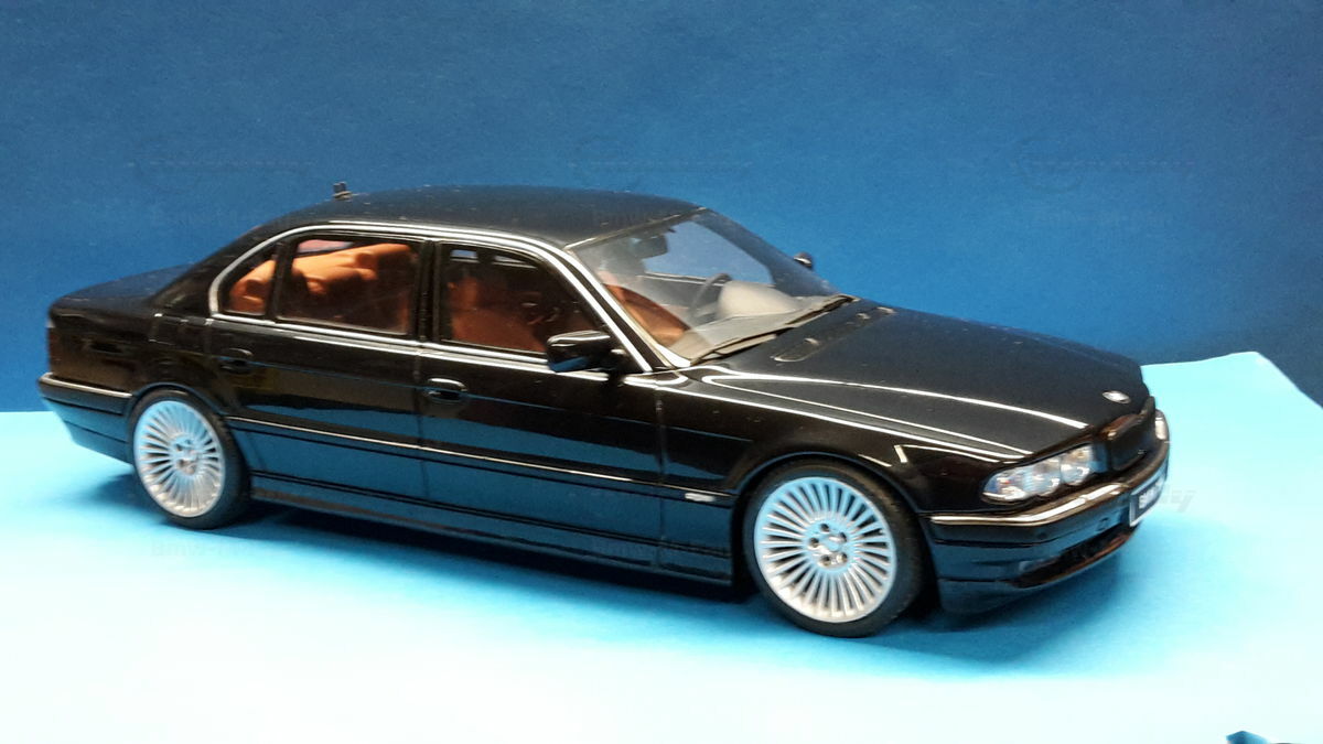 BMW E38 750il individuell carbon black edition 1:18 Modellauto von Umbau | Modelly