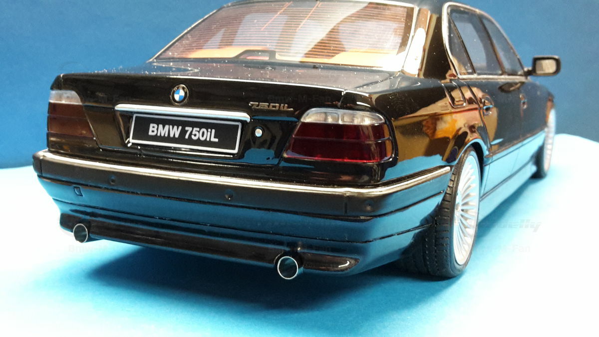 BMW E38 750il individuell carbon black edition 1:18 Modellauto von Umbau | Modelly