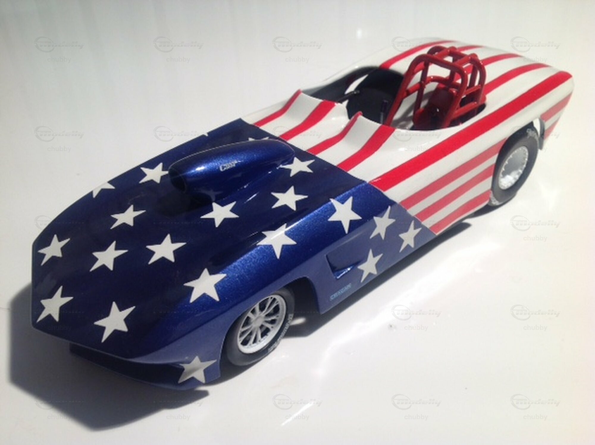 Corvette C2 Pro-Mod Dragster 1:18 Modellauto von Umbau | Modelly