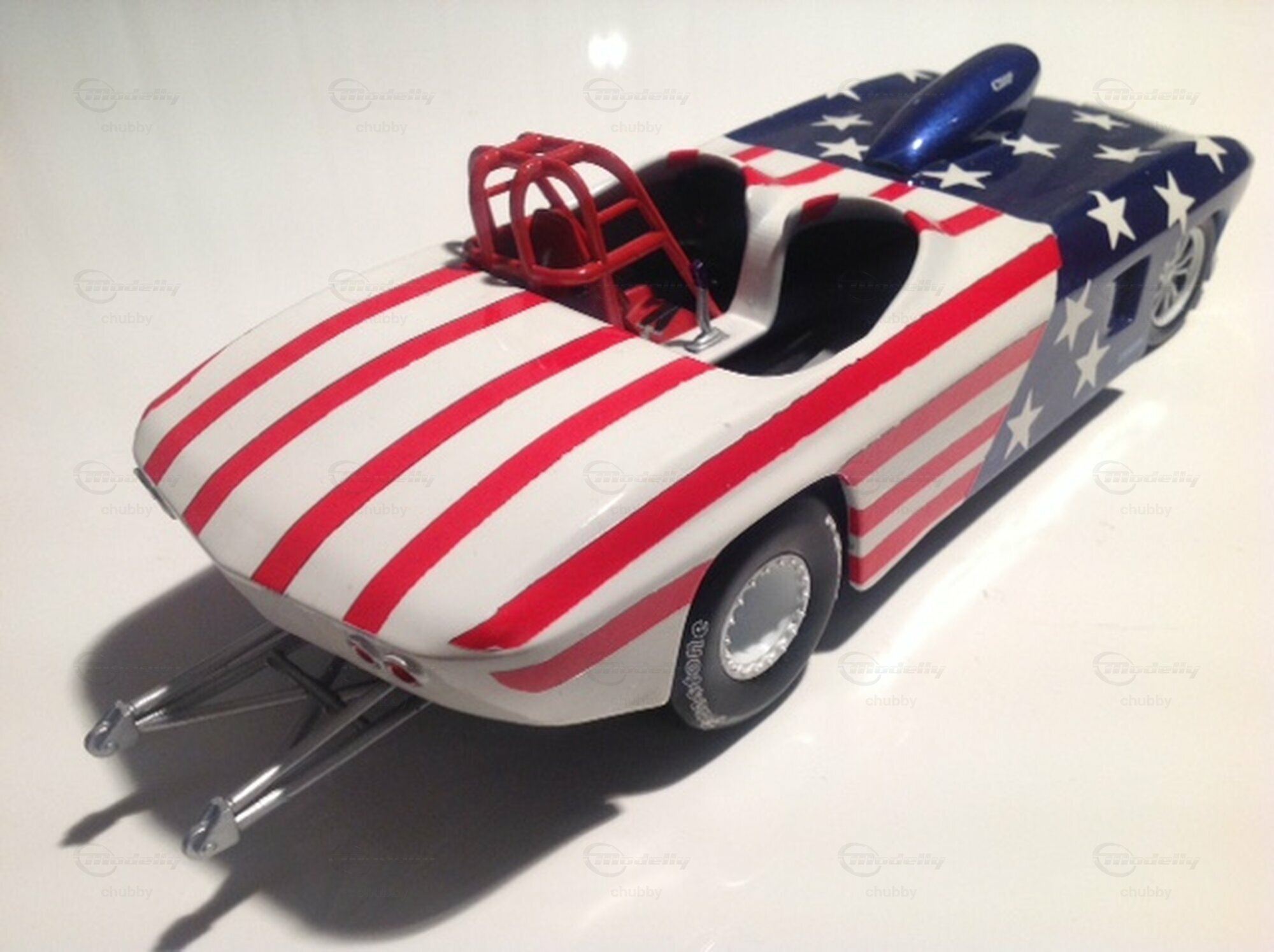 Corvette C2 Pro-Mod Dragster 1:18 Modellauto von Umbau | Modelly